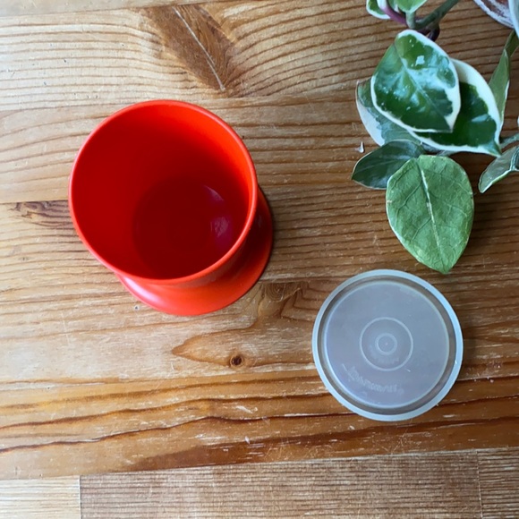 Vintage | Kitchen | Vintage Flower Tupperware Container | Poshmark